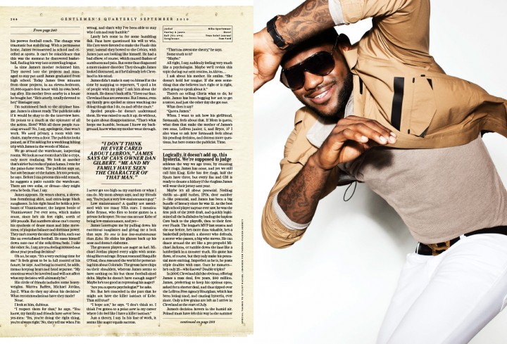 LeBron James / GQ Magazine | Thomas Faison Agency